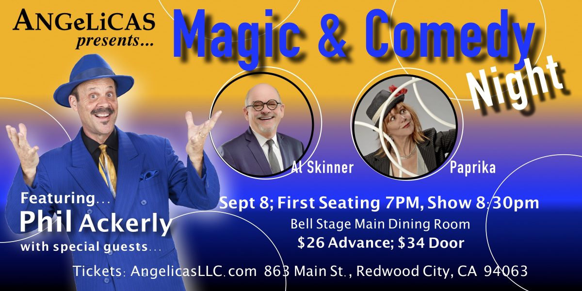 Dinner Theater in Redwood City | Ackerly Entertainment